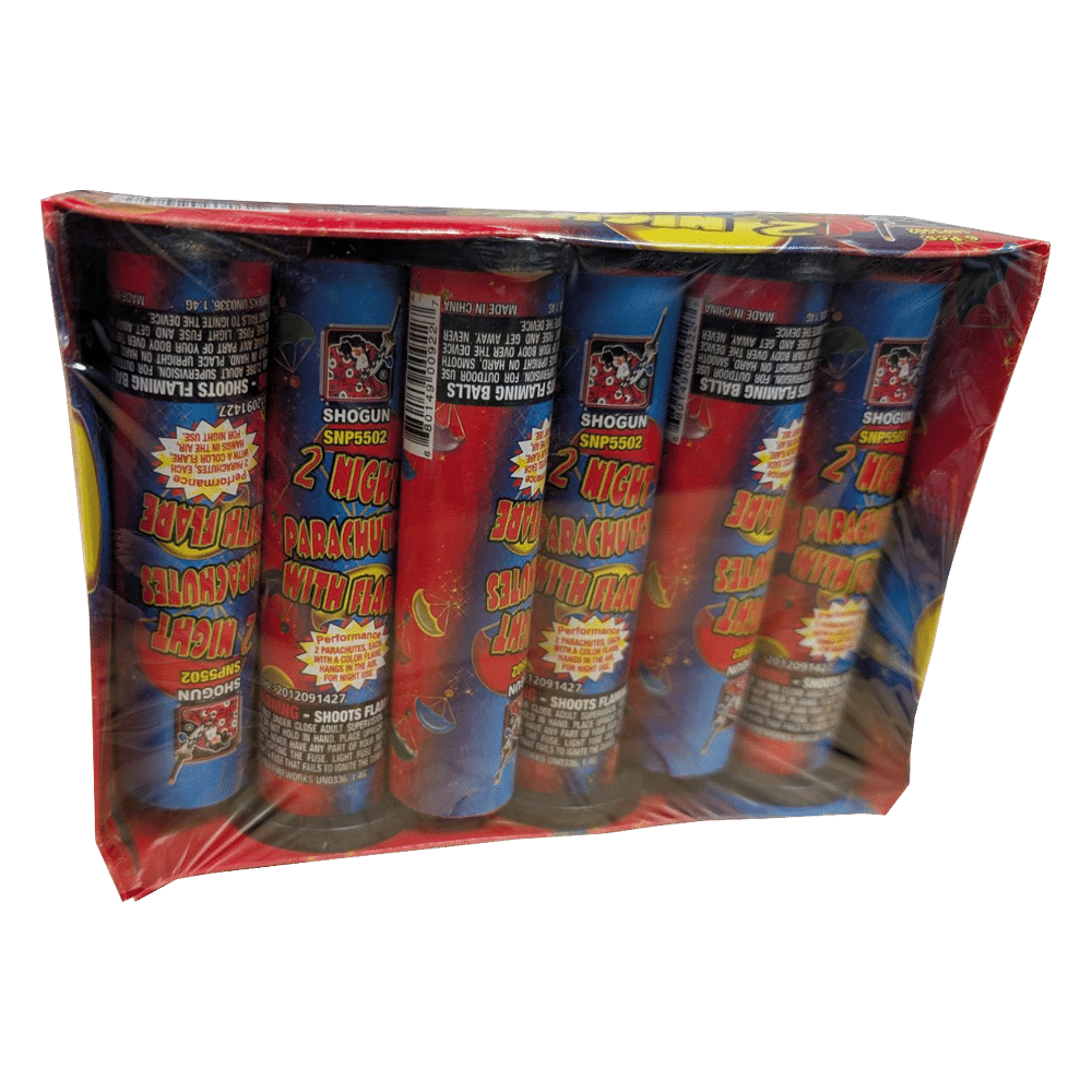 2 NIGHT PARACHUTE 48/6 | Wholesale Fireworks Corporation