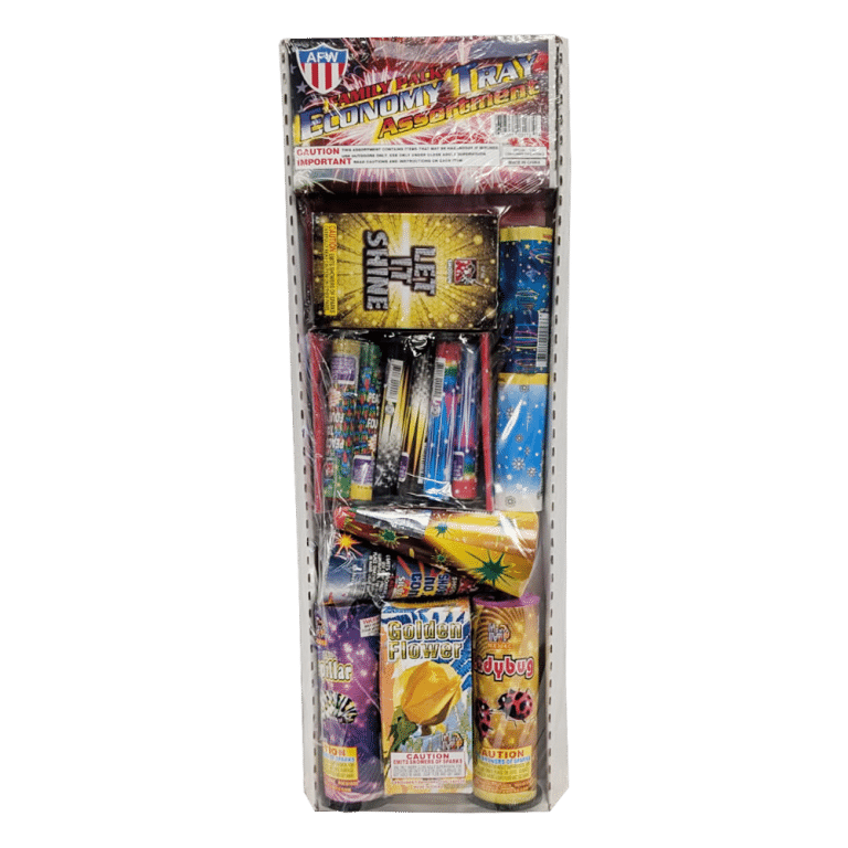 ECONOMY FOUNTAIN TRAY ASSORTMENT 14/1 | Wholesale Fireworks Corporation